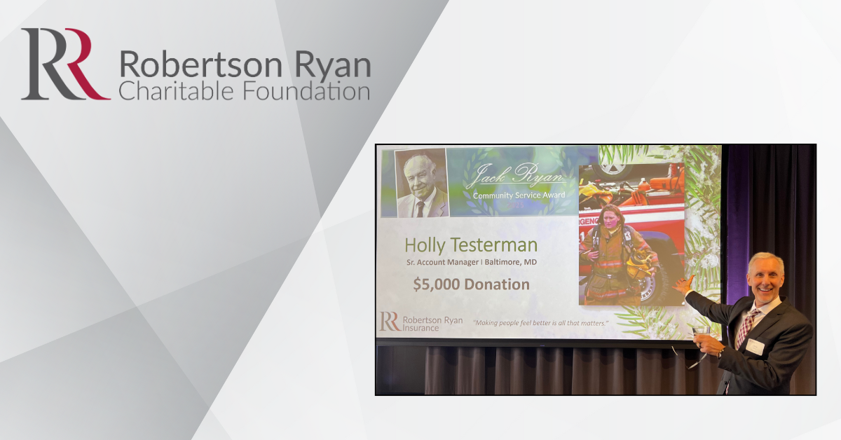 Holly Testerman Awarded 7th Annual Jack Ryan Community Service Award ...